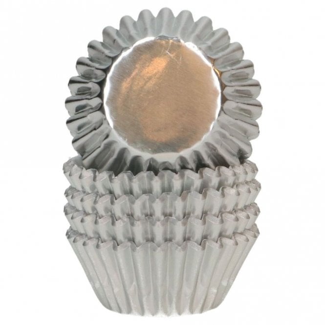 Mini Cake Cases x 60 - Gold/Silver – Home Bake - specialist cook shop